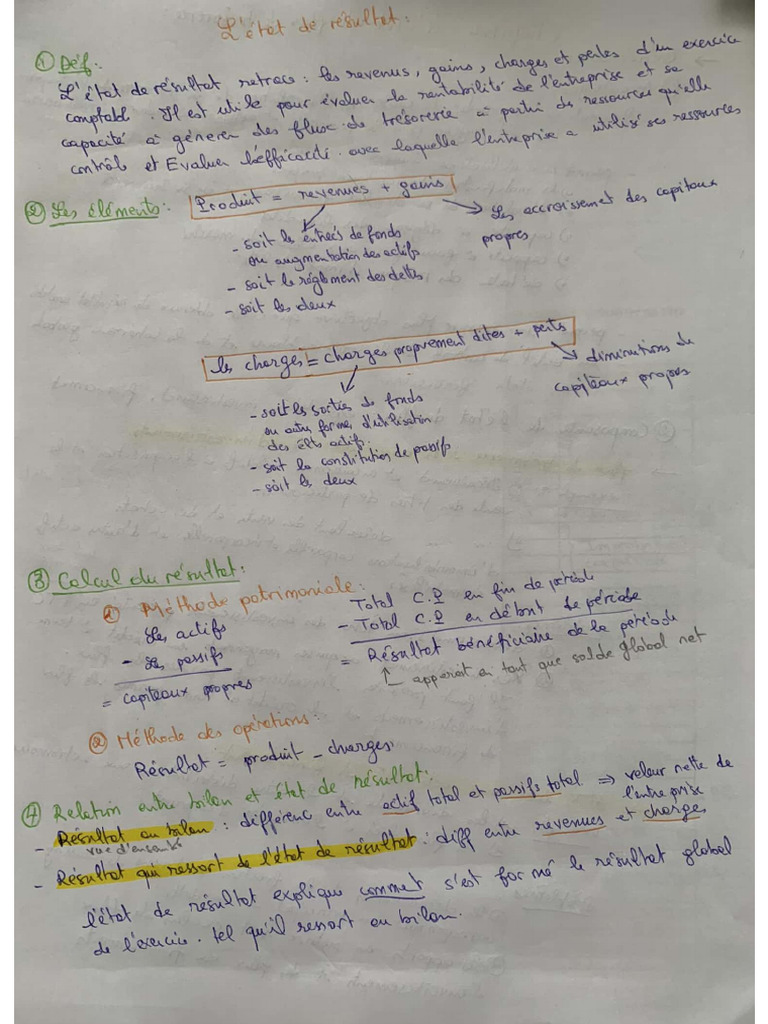 Résumé Comptabilité | PDF