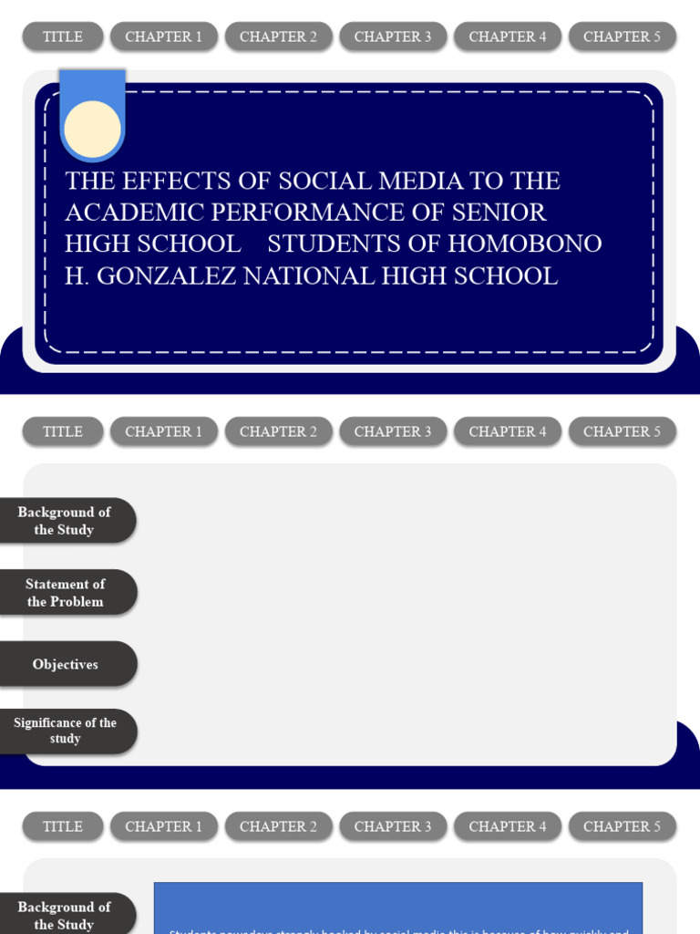 The Effects of Social Media To The Academic Performance of Senior High ...