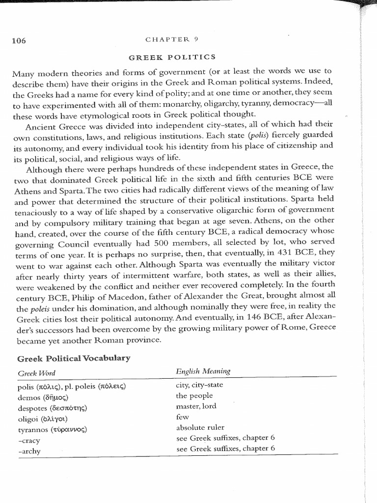 Greek Politics | PDF