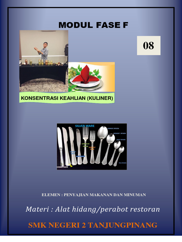 MODUL 8 FASE F (ELEMEN 4) Alat Hidang | PDF