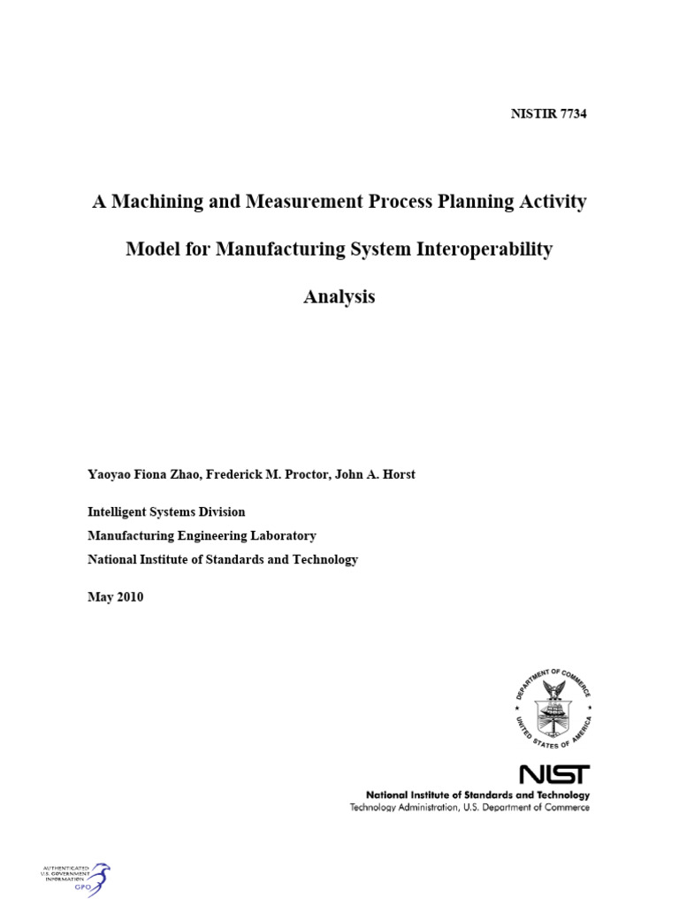Machining Process Planning Model Analysis | PDF | Information | Machining