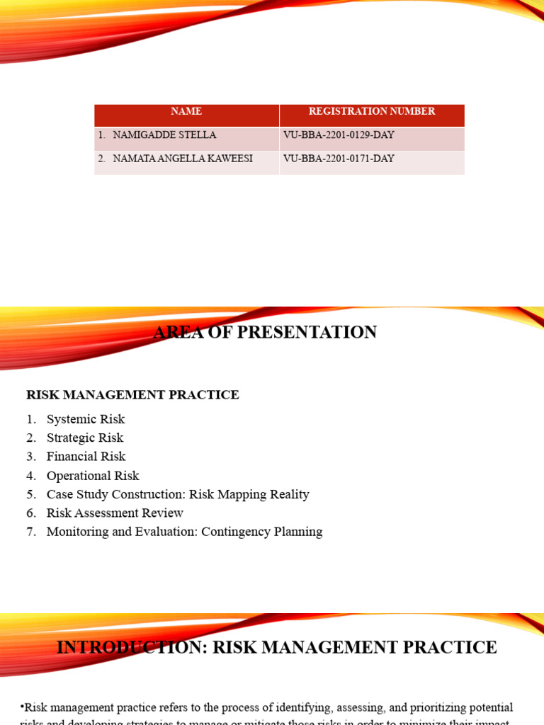 RISK MANAGEMENT | PDF | Risk Management | Risk