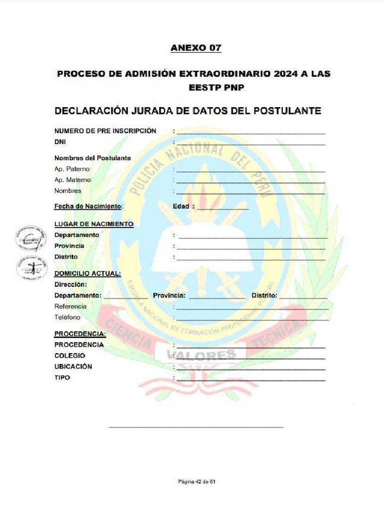 Documentos Eestp PNP 2024 | PDF