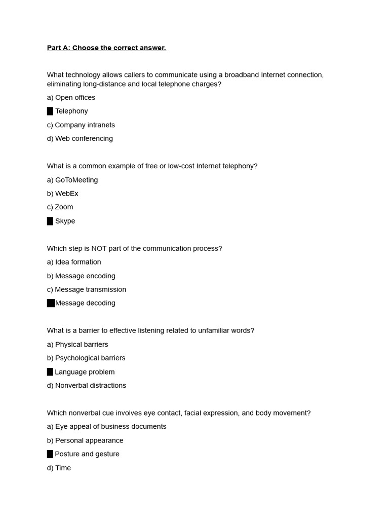 AHMAD ADIB FARHAN ABDUL KARIM - Chapter 1 - Practice | PDF | Nonverbal ...