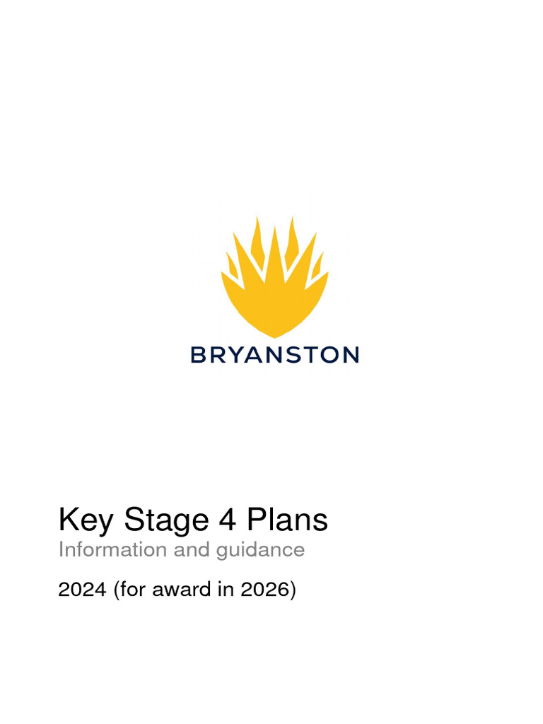 KS4 Plans 2024 | PDF