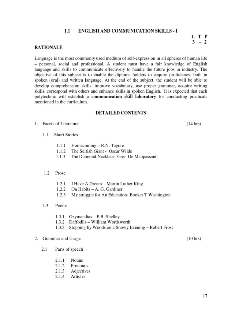 English 1 Pdf Part Of Speech English Language