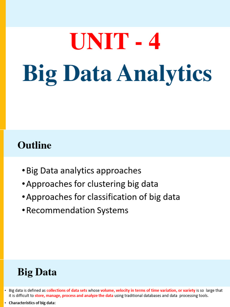 CC - Unit IV - Chapters | PDF | Cluster Analysis | Streaming Media