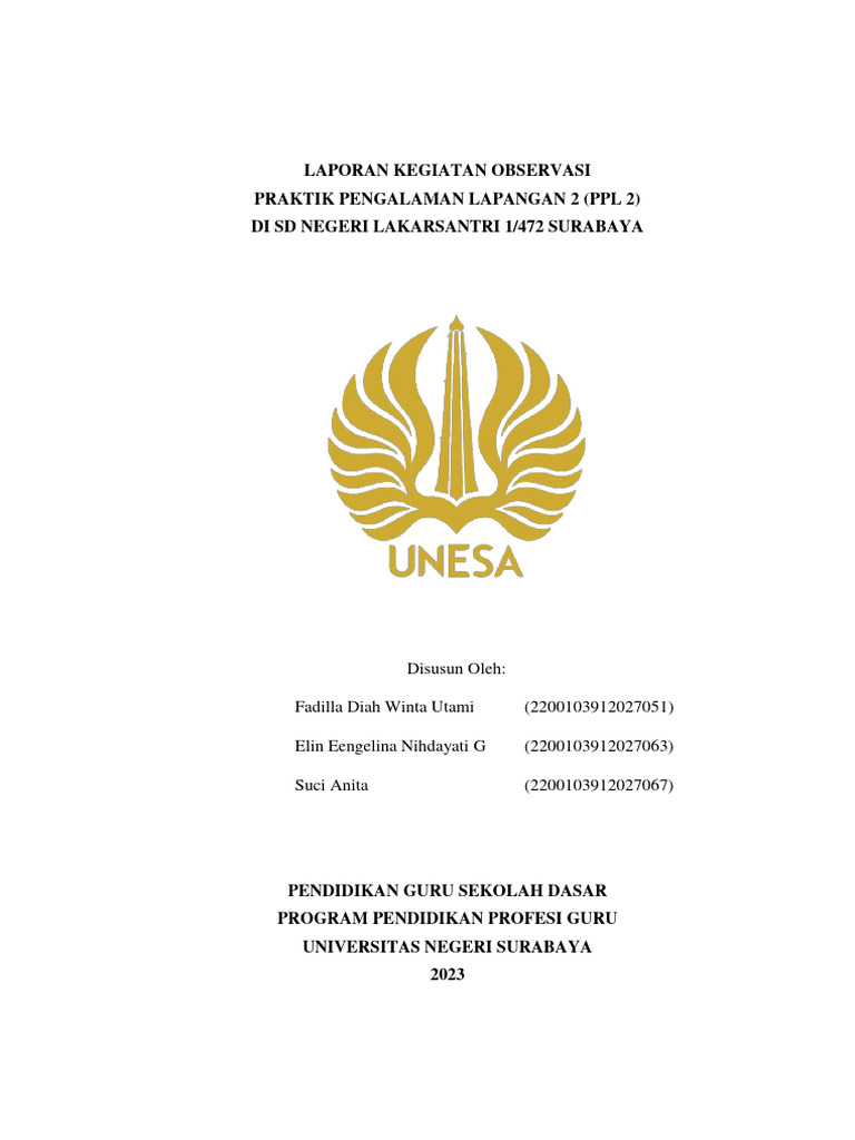 Laporan Kegiatan Observasi | PDF