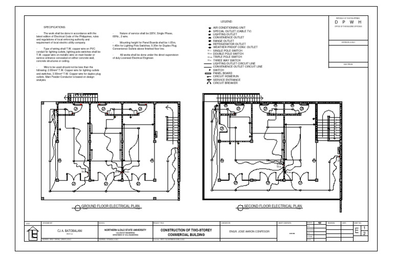 E1 2 | PDF | Electrical Wiring | Components