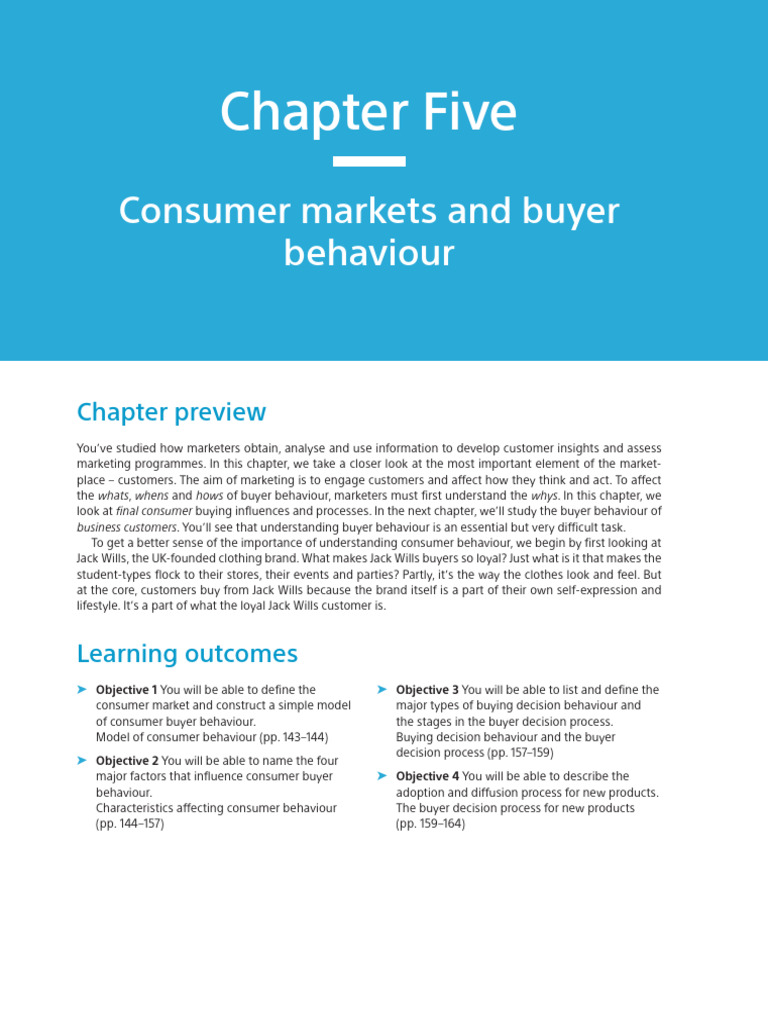 Chapter 2 C5 Consumer Behaviour | Download Free PDF | Consumer Behaviour | Behavior