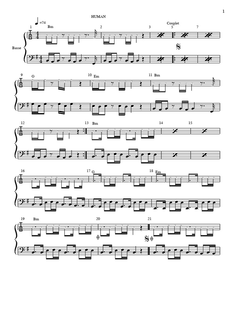 HUMAN - Rag'n Bone Man | PDF