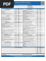 SHE Inspection Checklist | PDF | Forklift