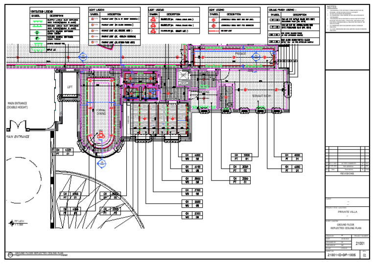 21001-ID-GF,FF-1005 Reflected Ceiling Plan R1-GF.HOME THEATRE | PDF | Queensland Heritage ...