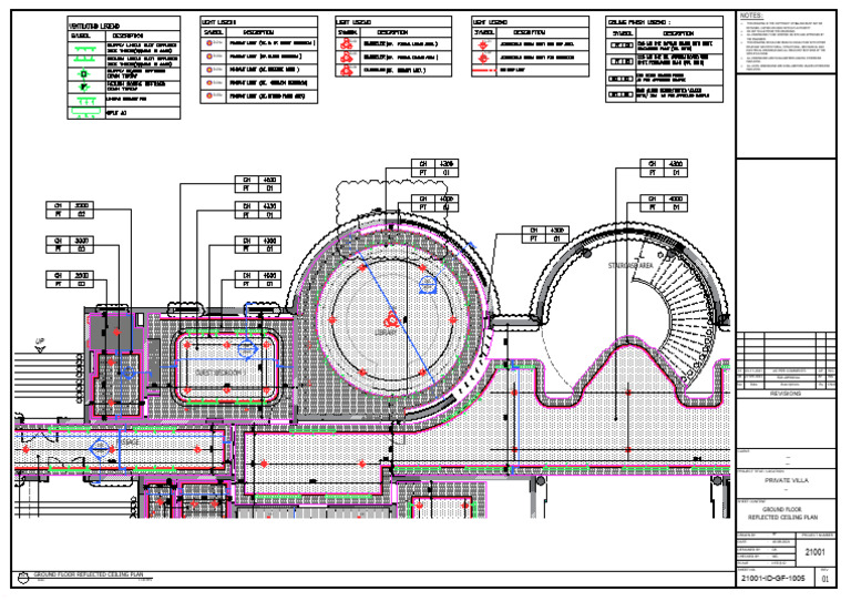 21001-ID-GF, FF-1005 Reflected Ceiling Plan R1-GF - CREATIVE ROOM | PDF