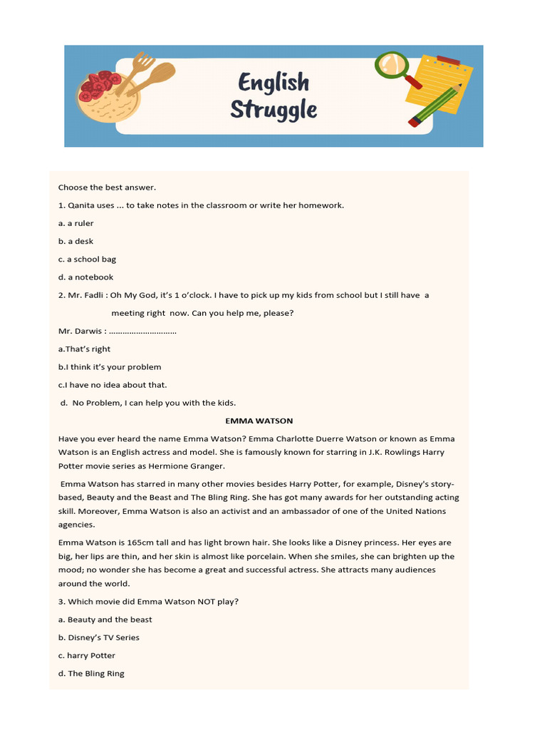 English Struggle 9TH GRADE | PDF | Pupa | Butterfly