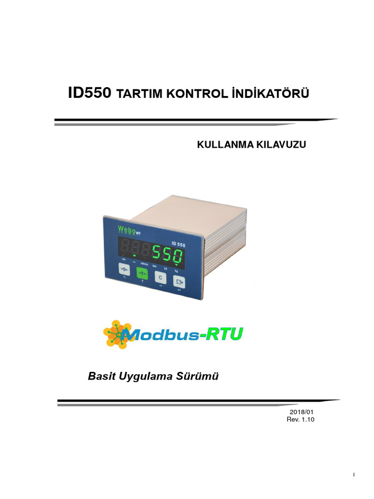 ID550 Kullanma Kılavuzu | PDF