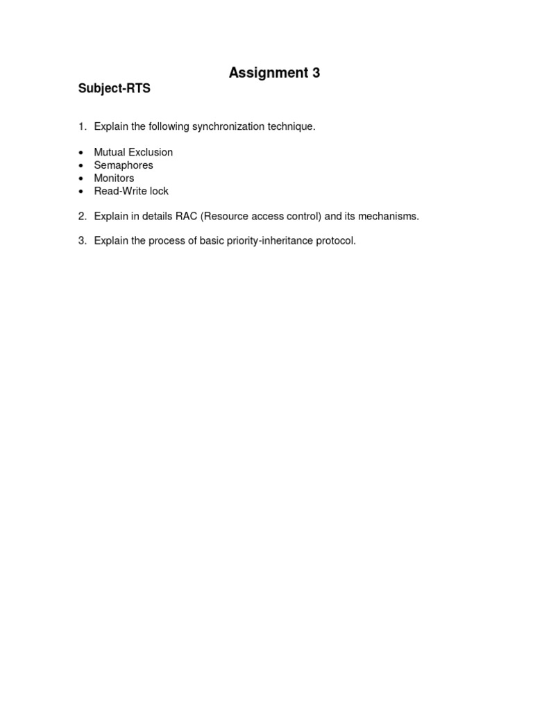 Synchronization Techniques Guide | PDF | Computers