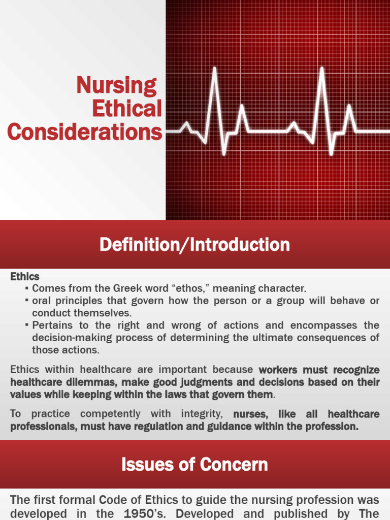 Nursing Ethical Considerations | PDF | Institutional Review Board ...