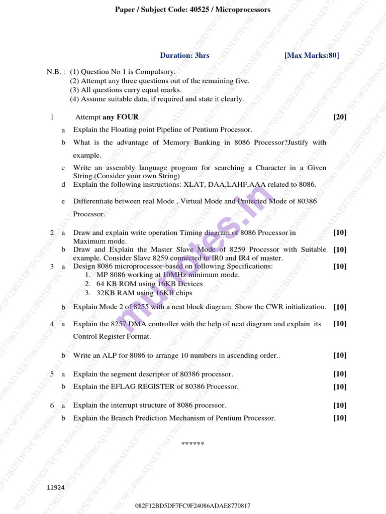 Microprocessors | PDF | Computer Science | Central Processing Unit