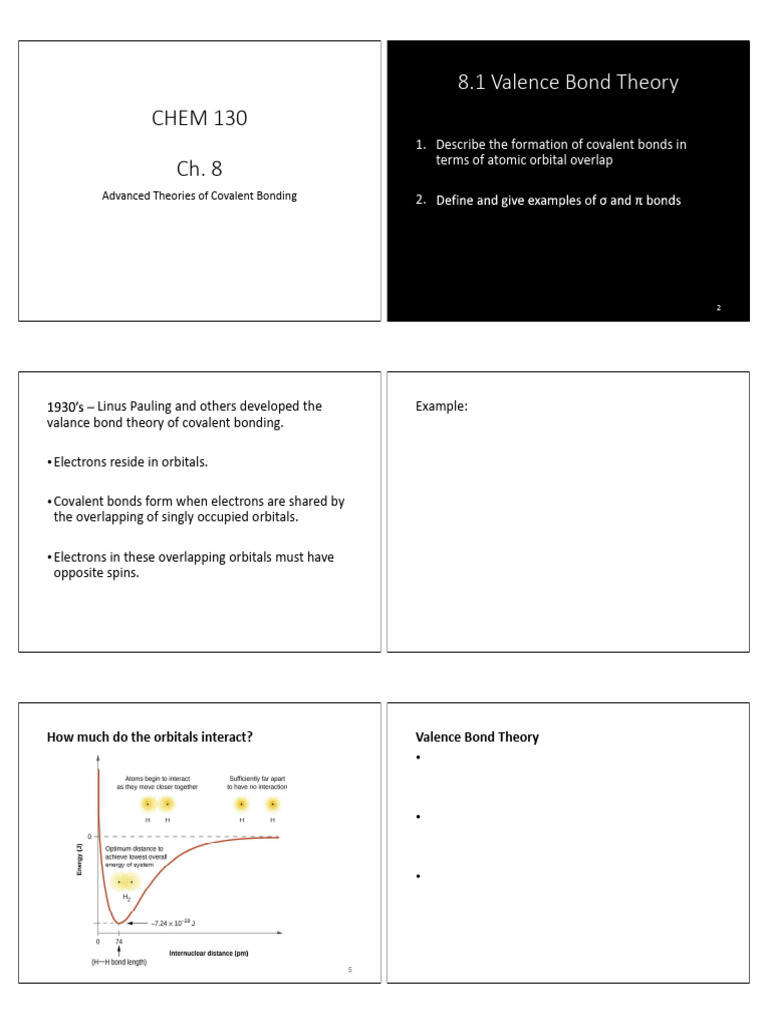 OpenStax Chemistry Ch08 Blank | PDF | Molecular Orbital | Chemical Bond