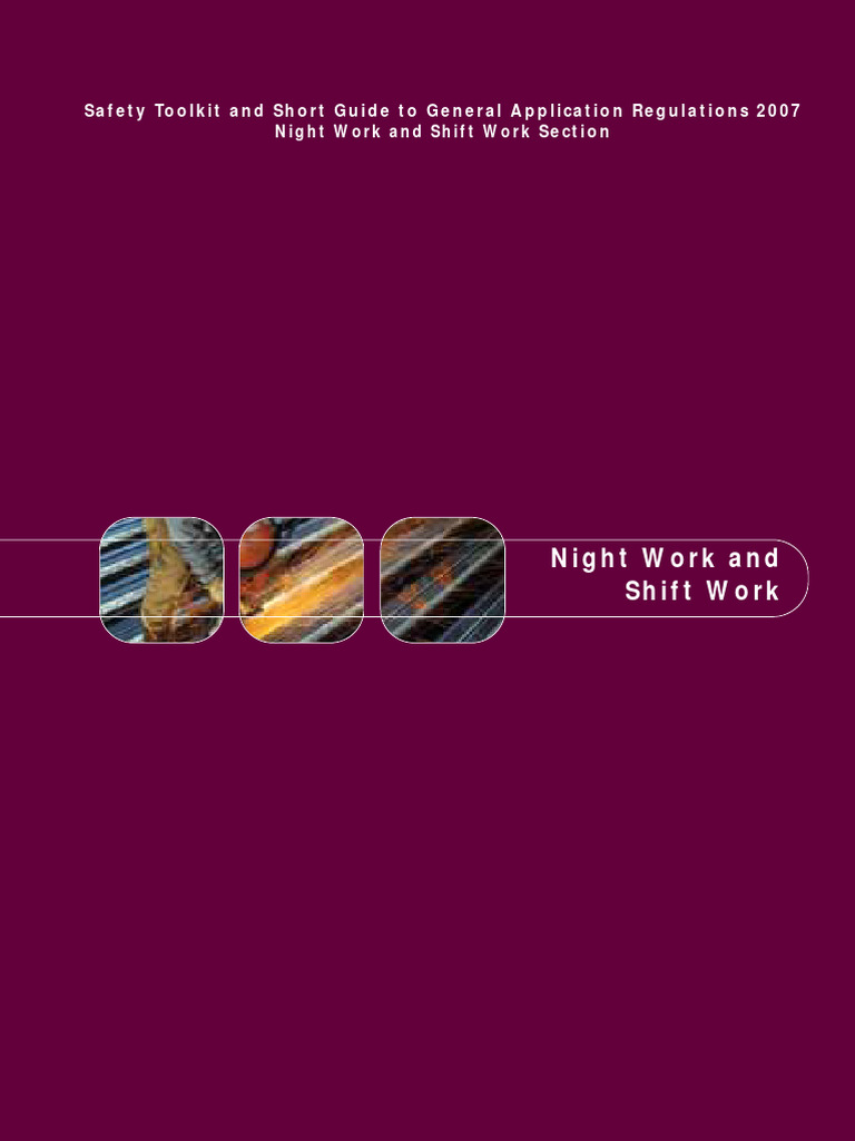 Gen Apps Toolkit Night | PDF | Shift Work | Occupational Safety And Health