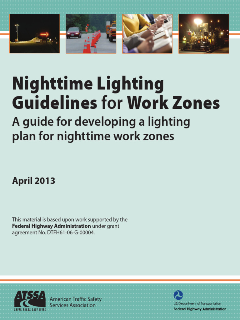 ATSSA Night - Lighting - Guide | PDF | Lighting | Traffic