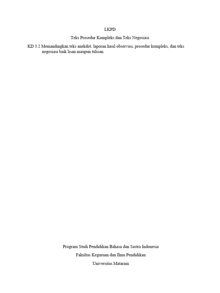 LKPD | PDF | Seni & Disiplin Bahasa | Kajian Bahasa Asing