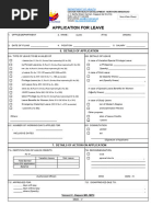 CSC Leave Form 2023 Application Guide | PDF | Parental Leave | Childbirth