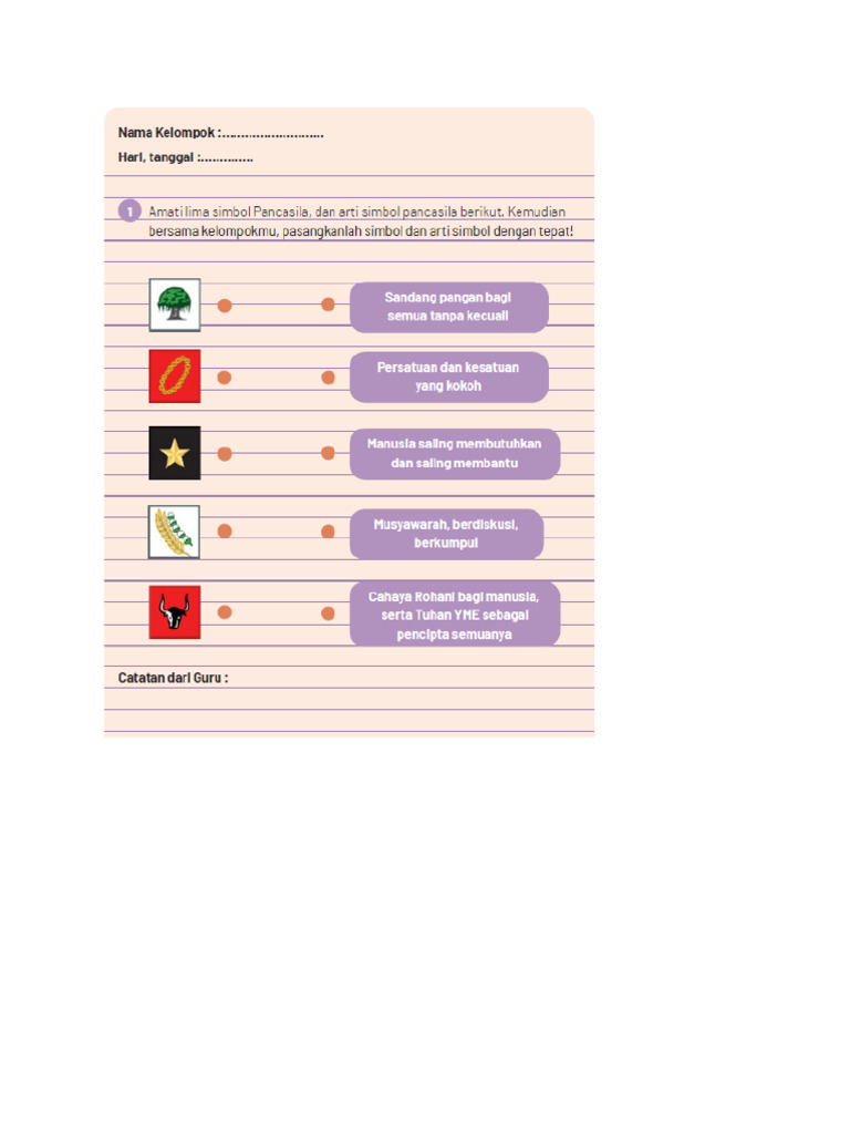 PKN Memahami Simbol Pancasila | PDF