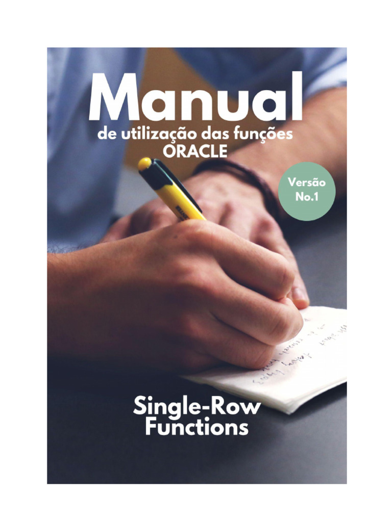 Single-Row Functions APEX ORACLE | PDF | Exponenciação | SQL