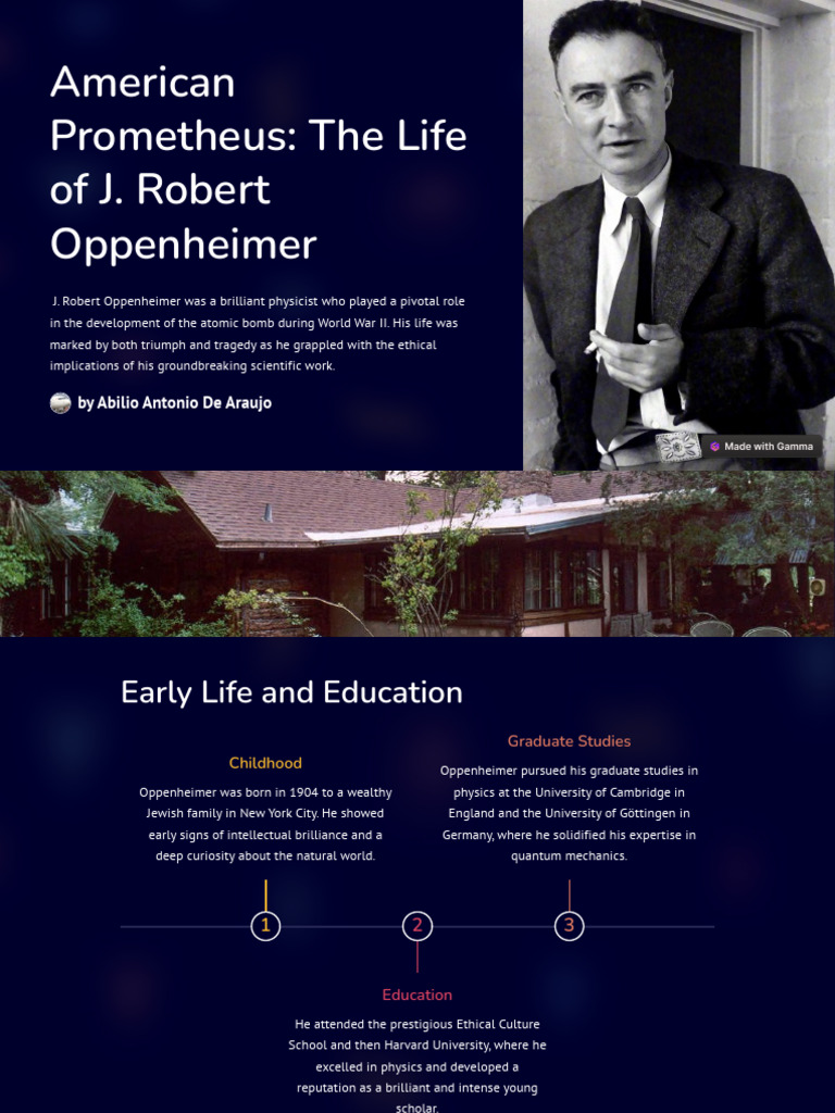 Oppenheimer: Triumphs and Tragedies | PDF | Nuclear Weapons | Nuclear ...