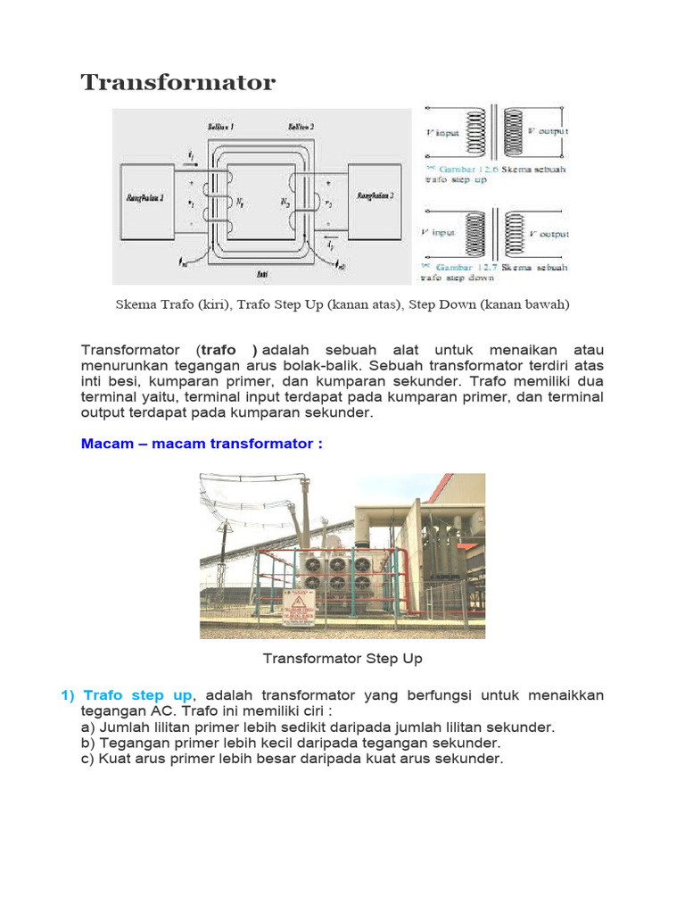TRANSFORMATOR | PDF | Sains & Matematika