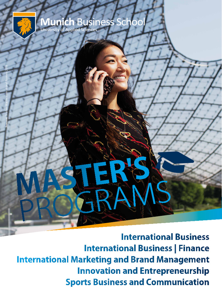 Master's Programs Overview at MBS | PDF | Entrepreneurship | Brand