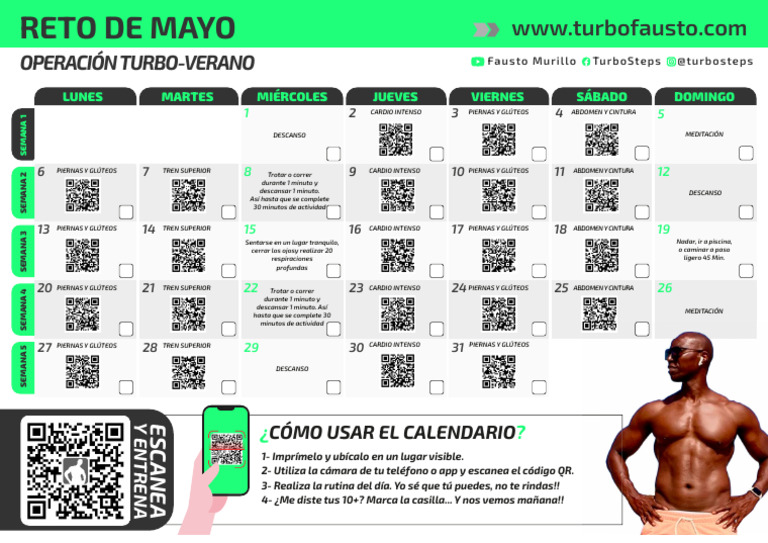 Calendario Imprimible Mayo 1 | PDF