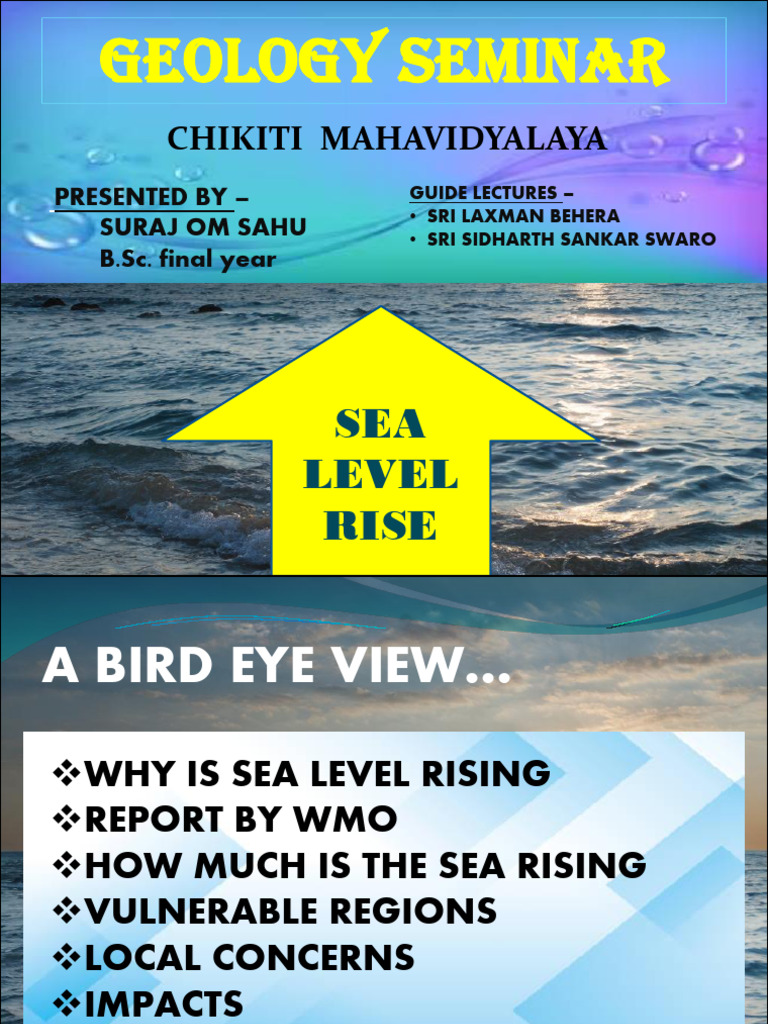 sea level change | PDF | Sea Level Rise | Climate Change