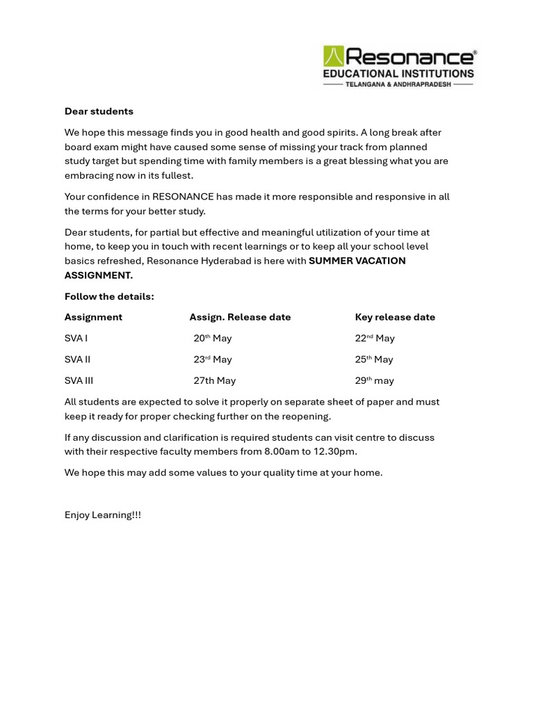 JB - Summer Vacation Assignment-3 | PDF | Force | Atomic Orbital