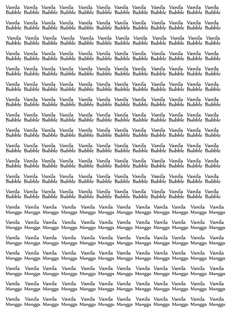 Vanilla and Mango Repetition Patterns | PDF | Forest Products | Herbs ...