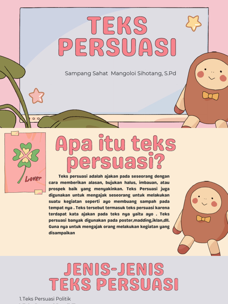 Contoh Poster Teks Persuasi Efektif | PDF