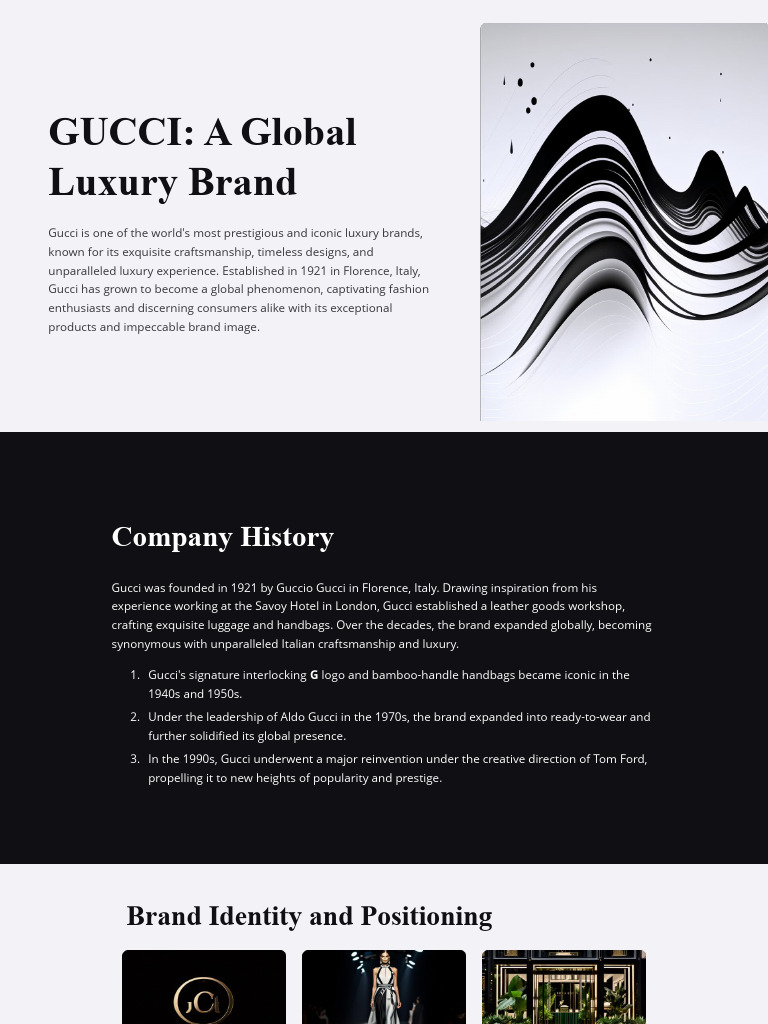 Gucci | PDF | Brand | Fashion