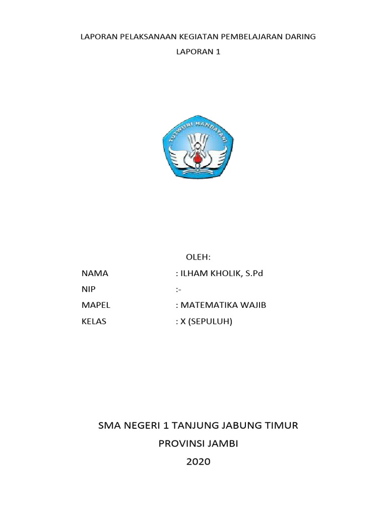 Lap 2 Ilham MTK Wajib Kls X | PDF