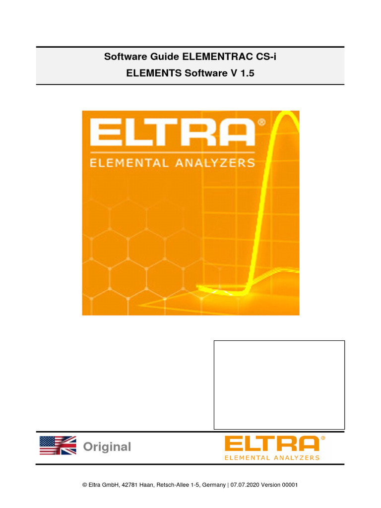 Manual Elements Software 1 5 Cs I En Download Free Pdf Calibration Button Computing