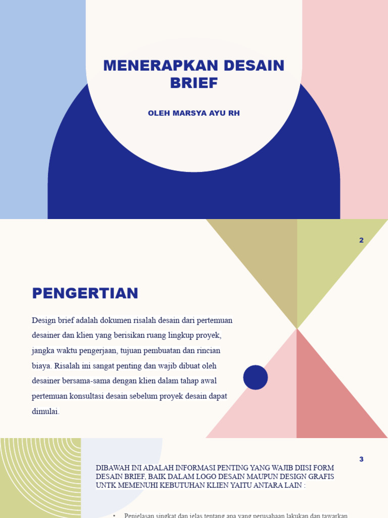 Menerapkan Desain Brief TPM 3 | PDF