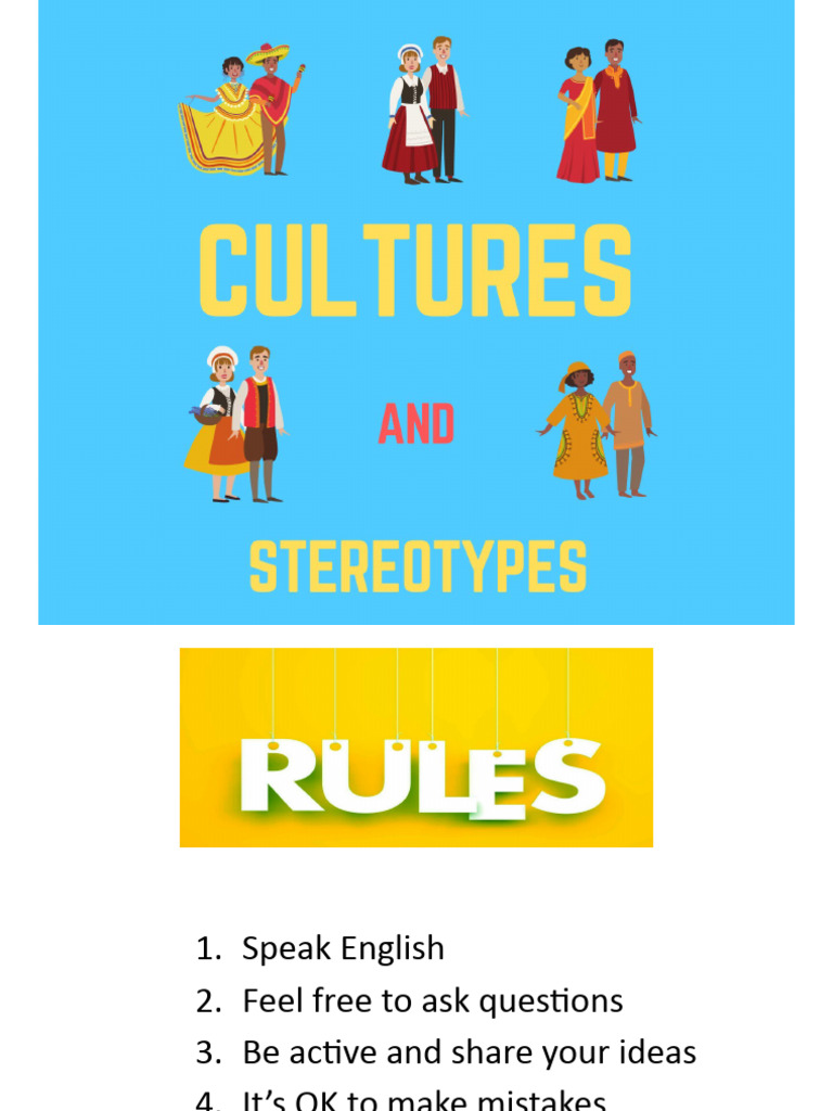 Cultures and Stereotypes | PDF | Stereotypes