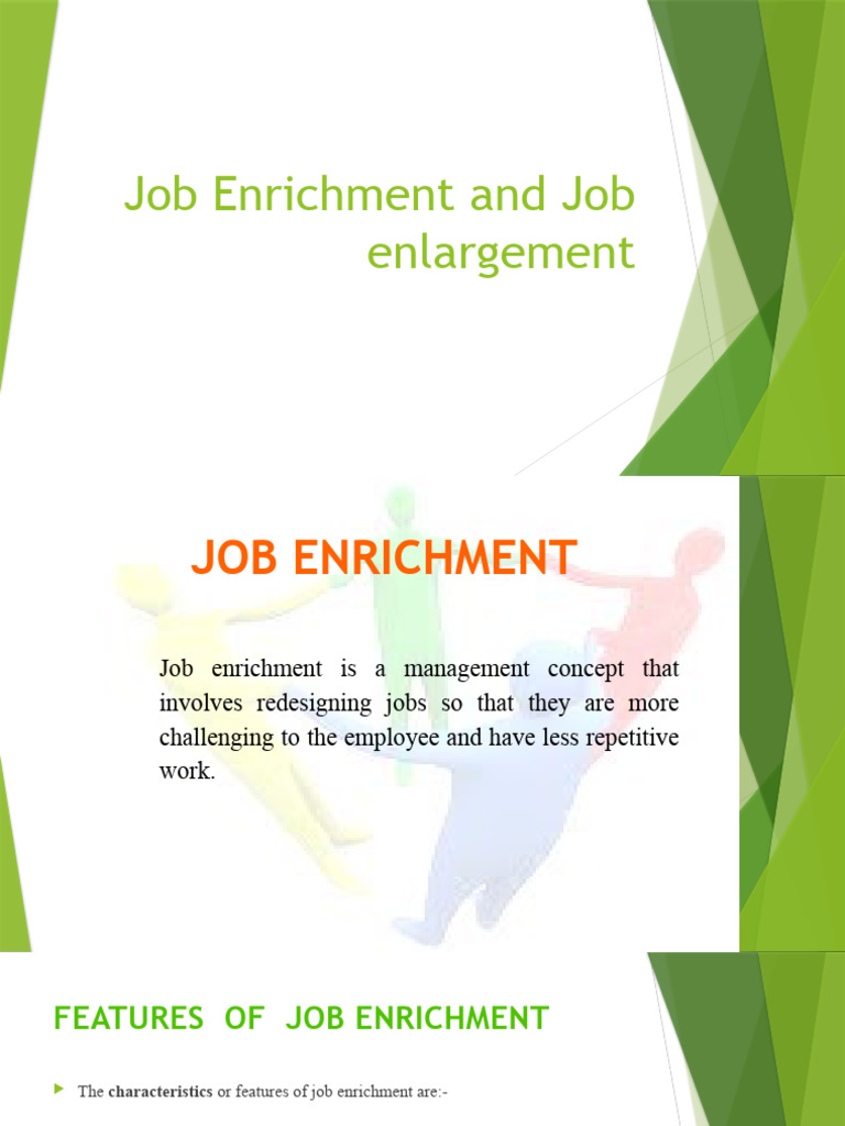Job Enrichment vs. Job Enlargement | PDF | Employment | Organizational ...