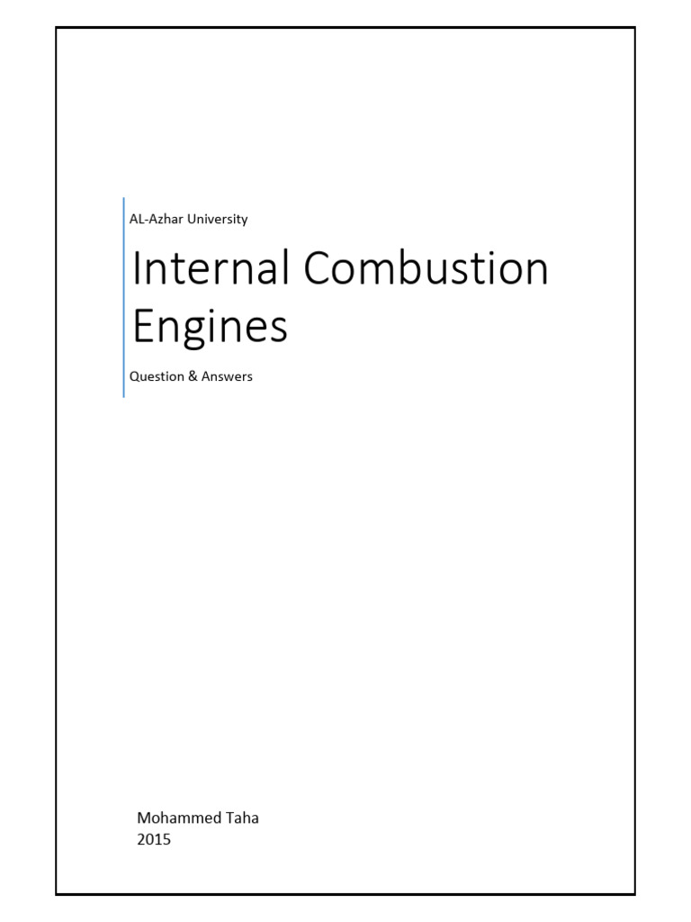 Final | PDF | Internal Combustion Engine | Fuel Injection