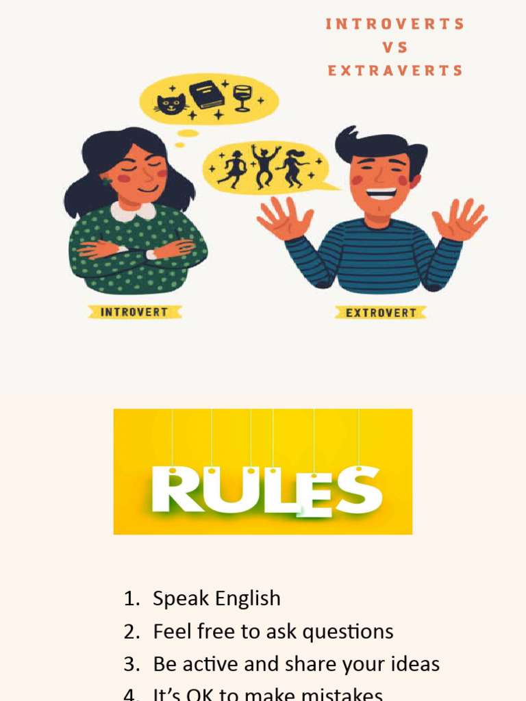 Introverts vs. Extraverts Guide | PDF | Extraversion And Introversion | Psychology