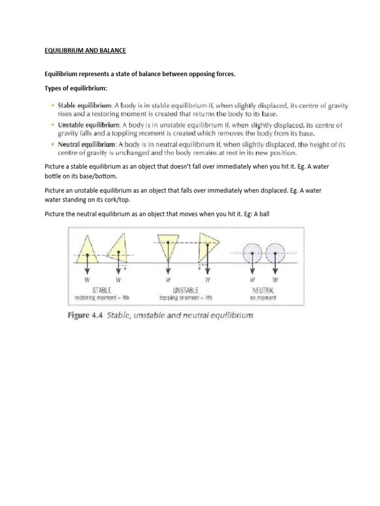 Equilibrium and Balance | PDF | Philosophy