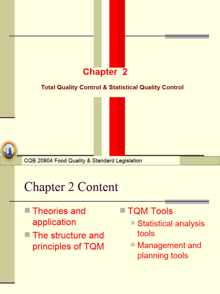 C2 (1) Quality Programs and Quality Systems in Food Industries | PDF ...