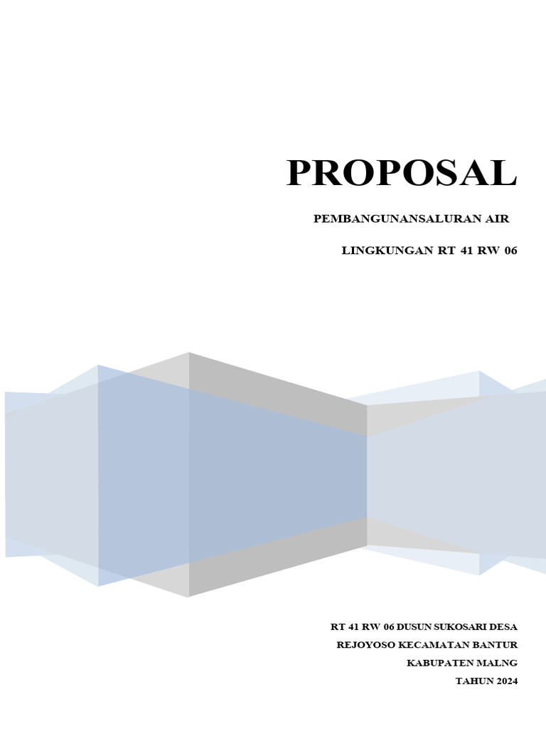 Proposaldrainase 141015214438 Conversion Gate02 | PDF