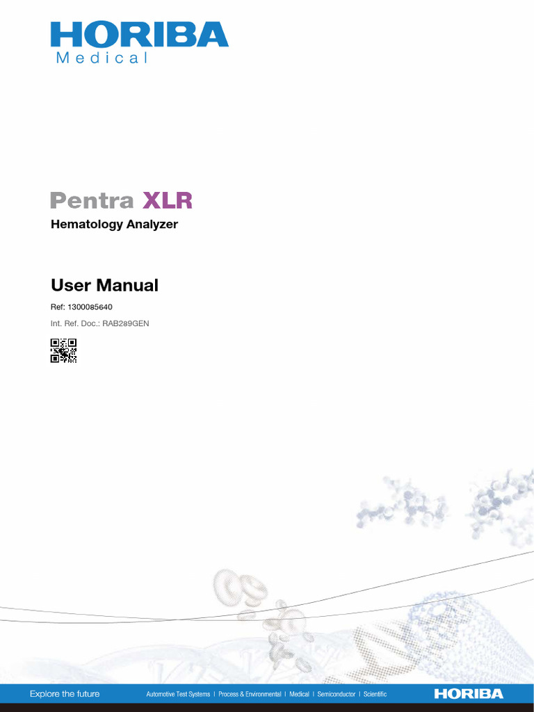 Pentra XLR Tech | PDF | Laboratories
